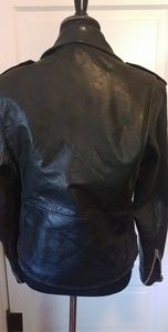 Esprit | Jackets & Coats | Vintage Studded Espirit Leather Biker Jacket ...